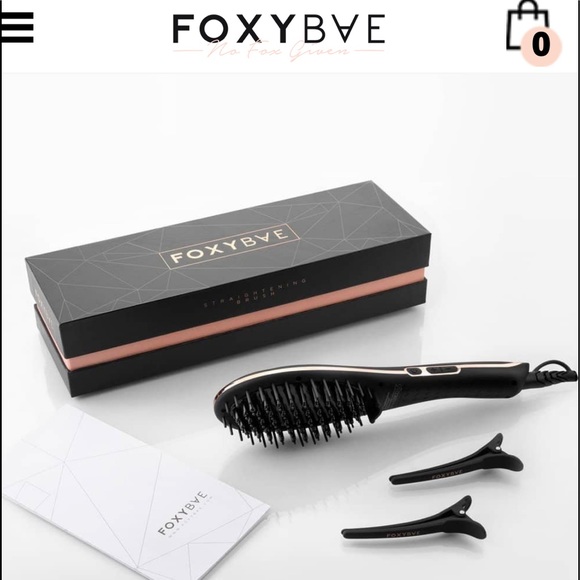 foxybae | Makeup | Foxy Bae Rose Gold Straightening Brush | Poshmark